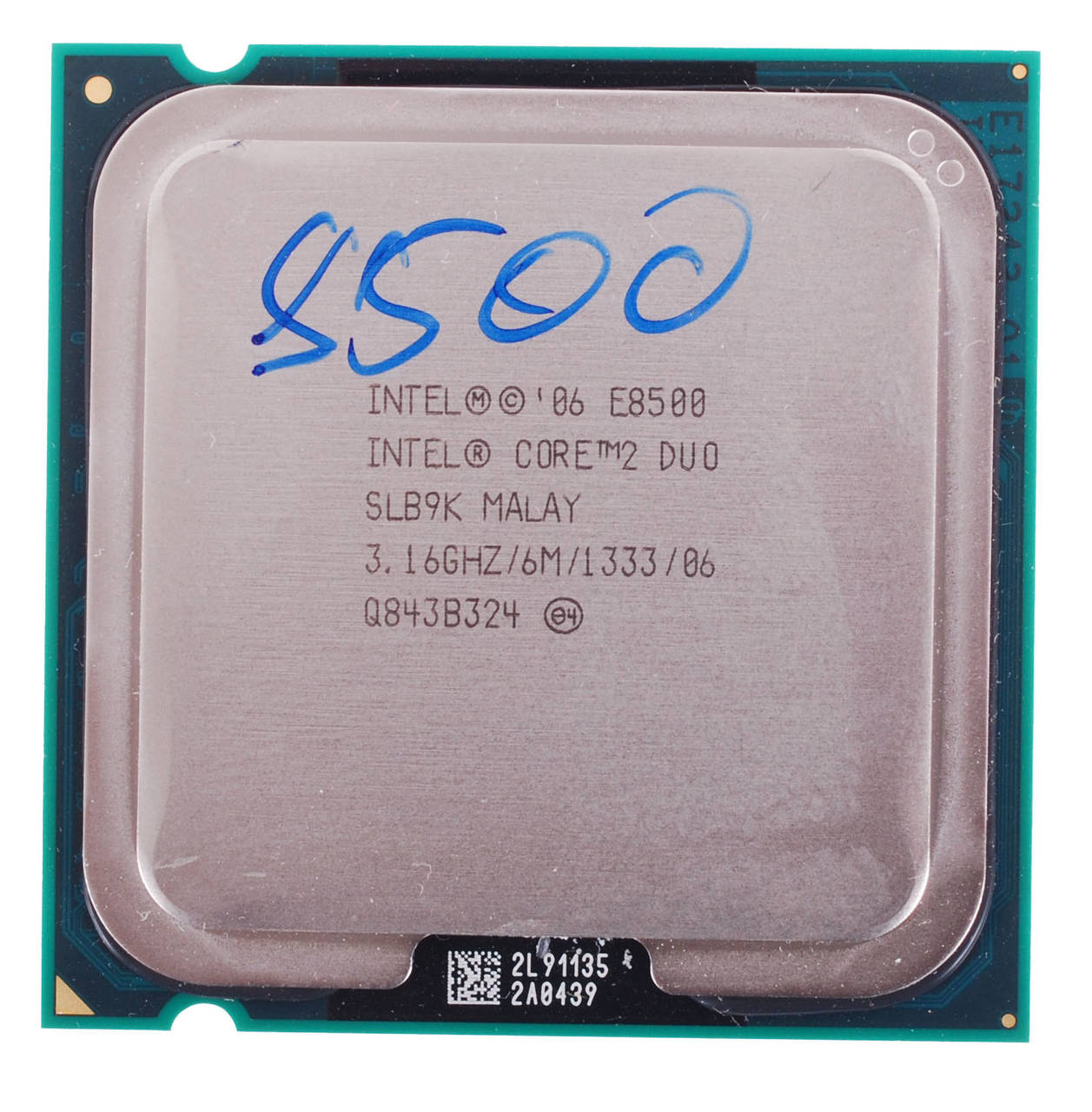Процессор Intel Core 2 Duo E8500 Wolfdale (3166MHz, LGA775, L2 6144Kb ...