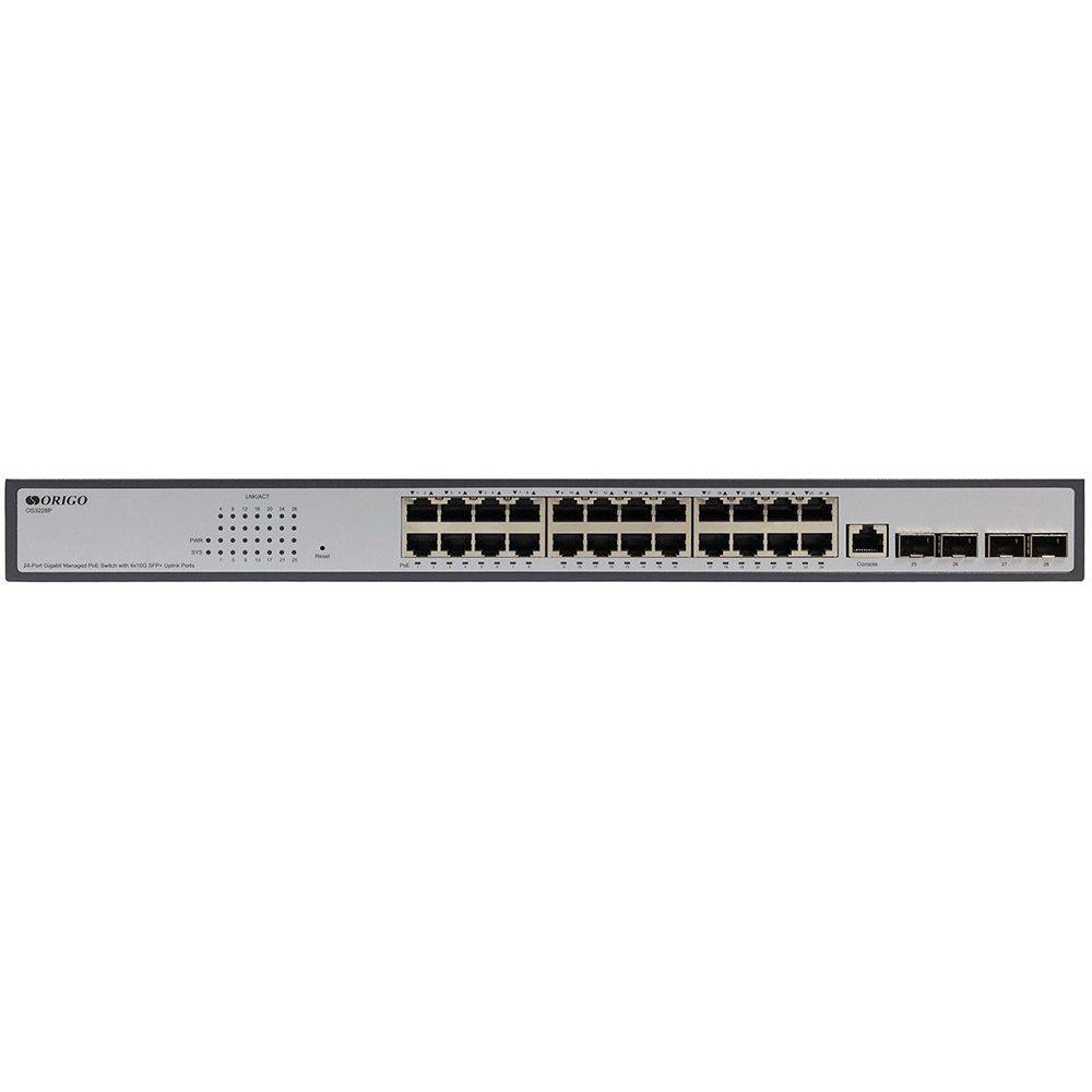 Коммутатор ORIGO Управляемый L3 PoE-OS3228P/370W/A1A 24x1000Base-T PoE+ ...