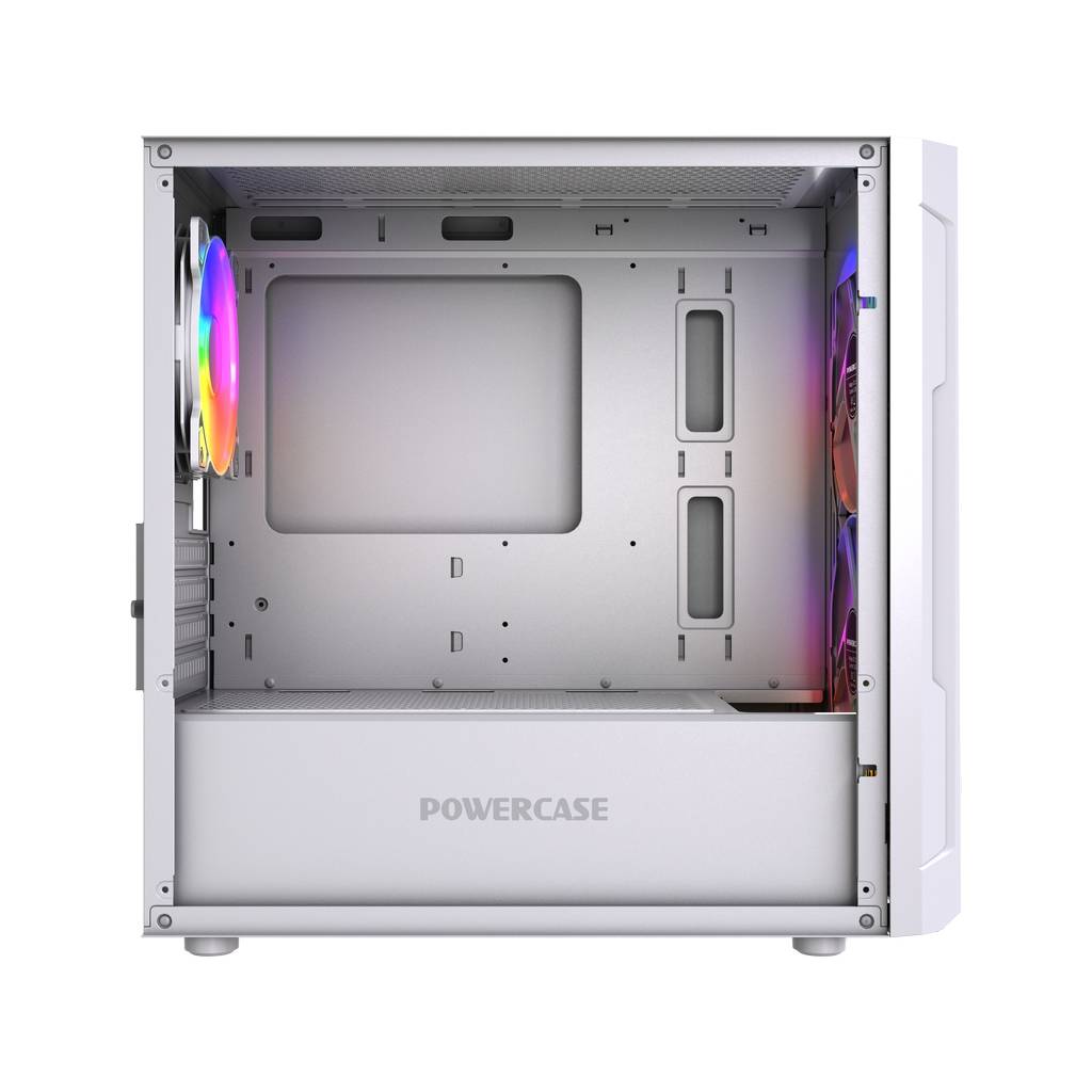 Корпус Powercase Mistral Micro D3W ARGB V2, Tempered Glass, 2x 140mm ...